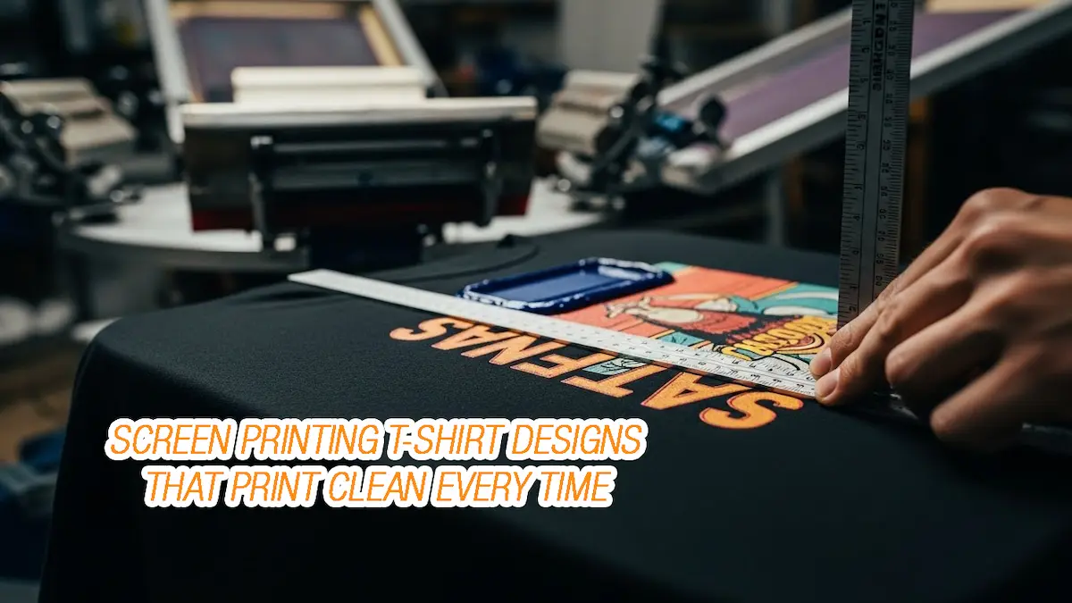 Screen Printing T-Shirt Designs That Print Clean Every Time